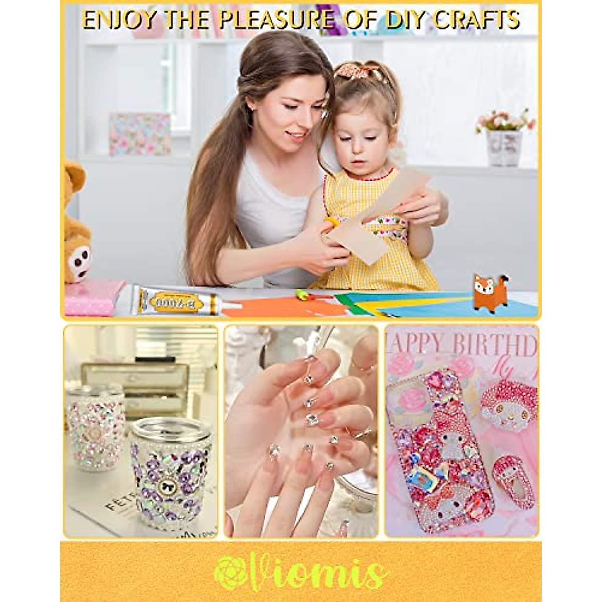 Flexible and Strong B7000 Glue - 15ml (2 Pack) - Multi-Purpose Adhesive for Crafts, Jewelry, and Repairs