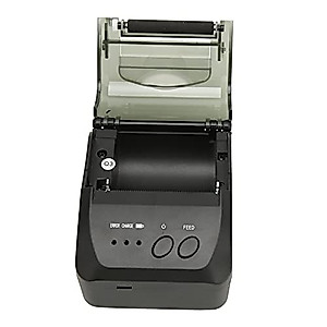 CHICIRIS Mini Thermal Printer, Low Noise, Auto Sleep Mode, Portable Receipt Printer, Energy Saving for Office (US Plug)