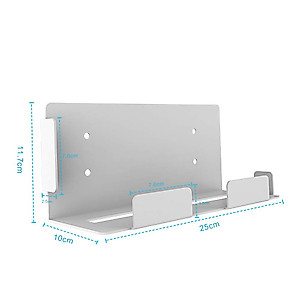 EJGAME Wall Mount Stand Holder Compatible with PS5 Console,Sturdy Storage Bracket Set with Screwdriver and Screws,Wall Display Stable Racks Compatible with Playstation 5 Game Console