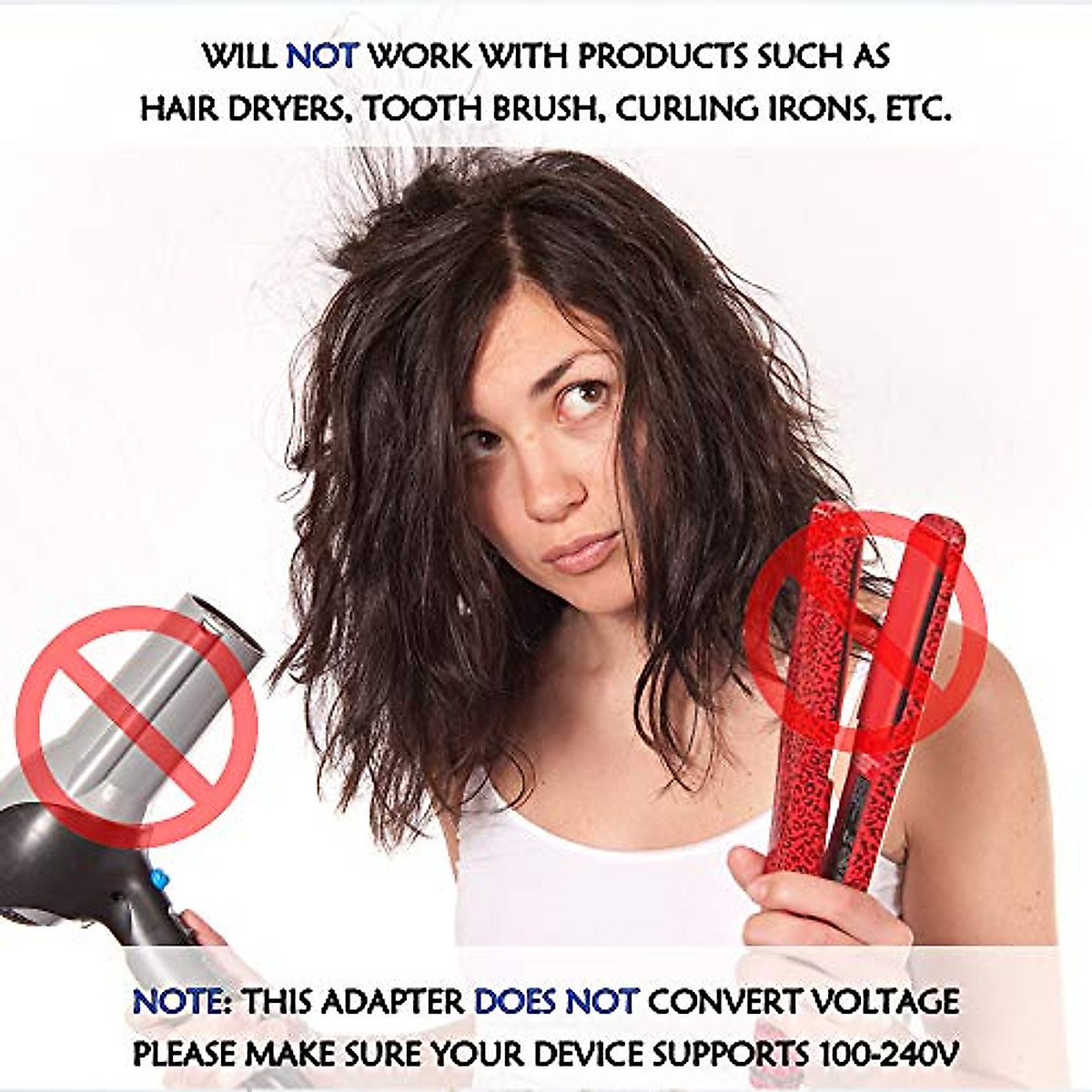 Ceptics Adapter Plug Set for World Wide International Travel Use - Grounded Safe - Works with Cell Phones, Chargers, Batteries, Camera, and More