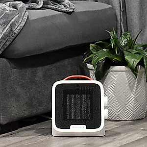 Honeywell UberHeat 5 Ceramic Space Heater for Small Rooms, White