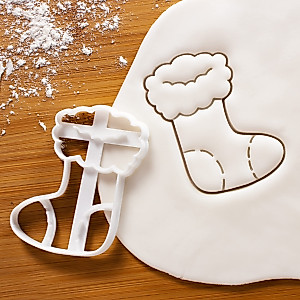Christmas Stocking cookie cutter, 1 piece - Bakerlogy