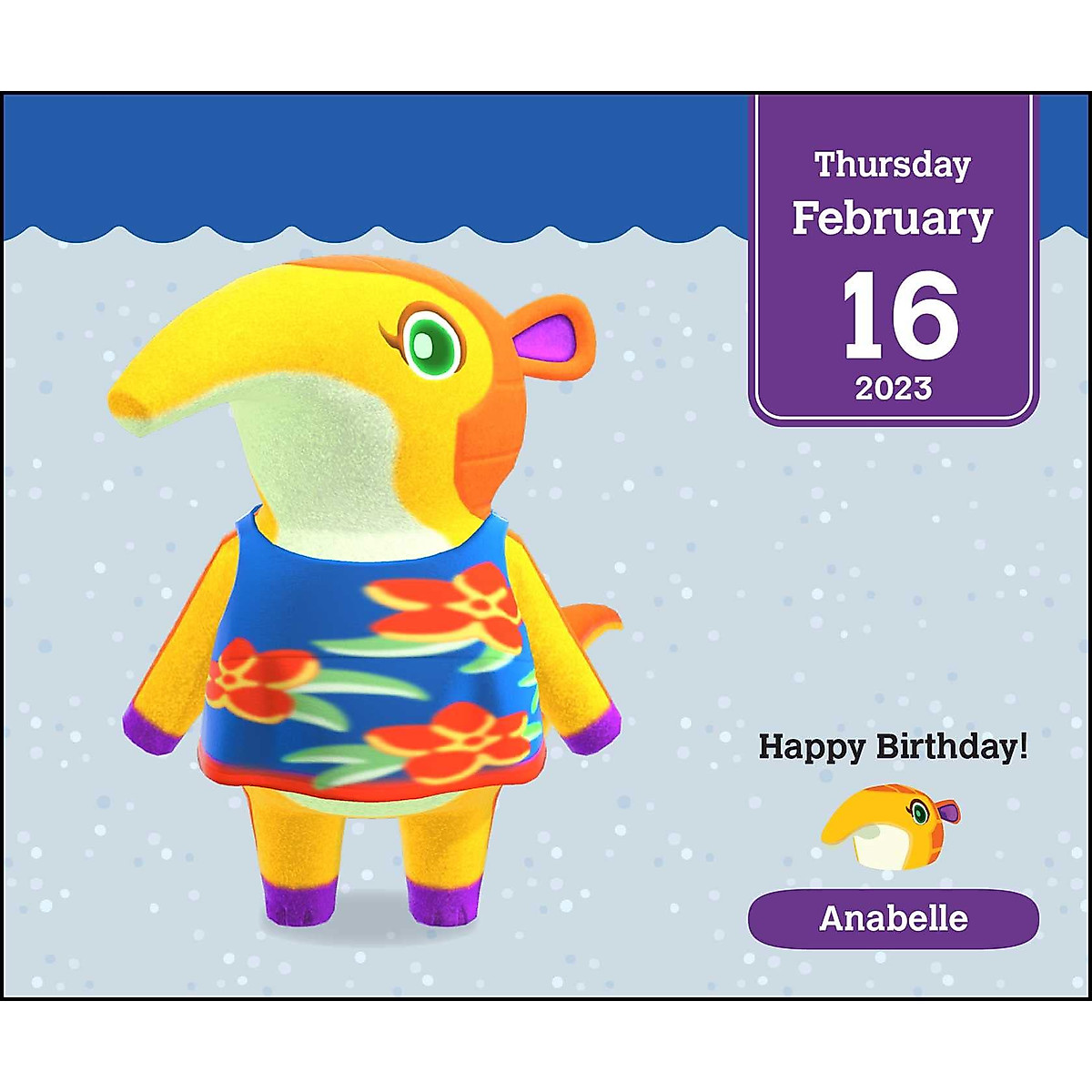 Animal Crossing: New Horizons 2023 Day-to-Day Calendar