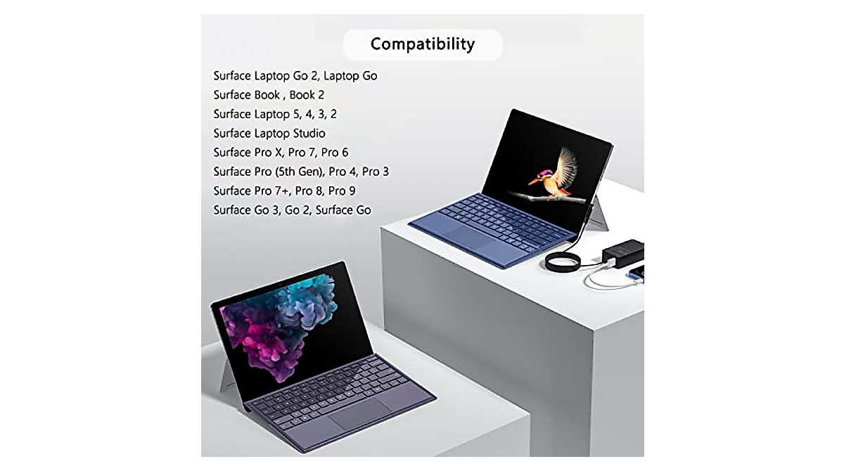 65W Surface Pro Charger - Fast & Safe Power Supply