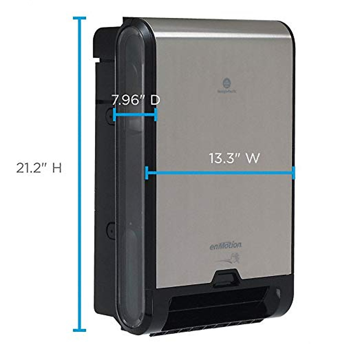 Enmotion Flex 59766 Automatic Touchless Paper Towel Dispenser by Georgia Pacific Pro, Stainless Steel, 1 Dispenser