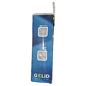 Gelid Solutions PCI Slot Fan Holder|2 x Slim 120mm UV Blue Fan|High Airflow with Quiet Operation|SL-PCI-02|Blue