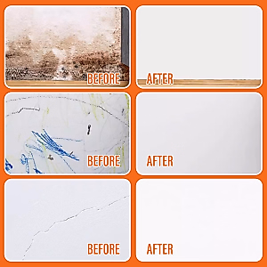 White Wall Paint, White Paint for Wall, Water Based White Touch Up Paint for Walls, Ceiling, Low Odor Small Roller Brush Wall Repair, DIY Wall Small Roller Paint (1 Pcs, 120g, White)