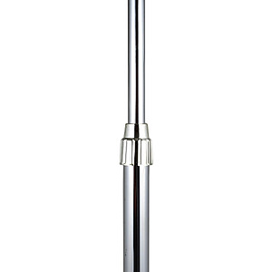 Comfort Zone CZHVP18EX 18” 3-Speed High-Velocity Oscillating Industrial Pedestal Fan, All-Metal Construction, Adjustable Tilt, Adjustable Height, and Stable Base, Black