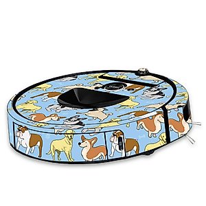 MightySkins Skin Compatible with iRobot Roomba i7 Robot Vacuum - Puppy Party | Protective, Durable, and Unique Vinyl Decal wrap Cover | Easy to Apply, Remove, and Change Styles | Made in The USA