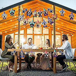 Dog Birthday Banner Birthday Garland Dog Theme Party Bunting Decoration Baby Shower Party Supplies (Dog)