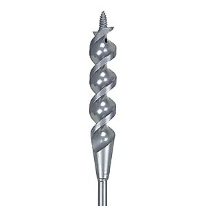 Klein Tools 53751 Flex Bit Auger with Screw Point, 3/4-Inch x 72-Inch Long Flexible Drill Bit / Fish Bit for Pulling Wire Behind Walls