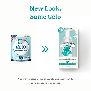 Gelo - Foaming Hand Soap Refill Pods | Eco-Friendly | 40oz Refill (Lemon, Basil & Geranium)