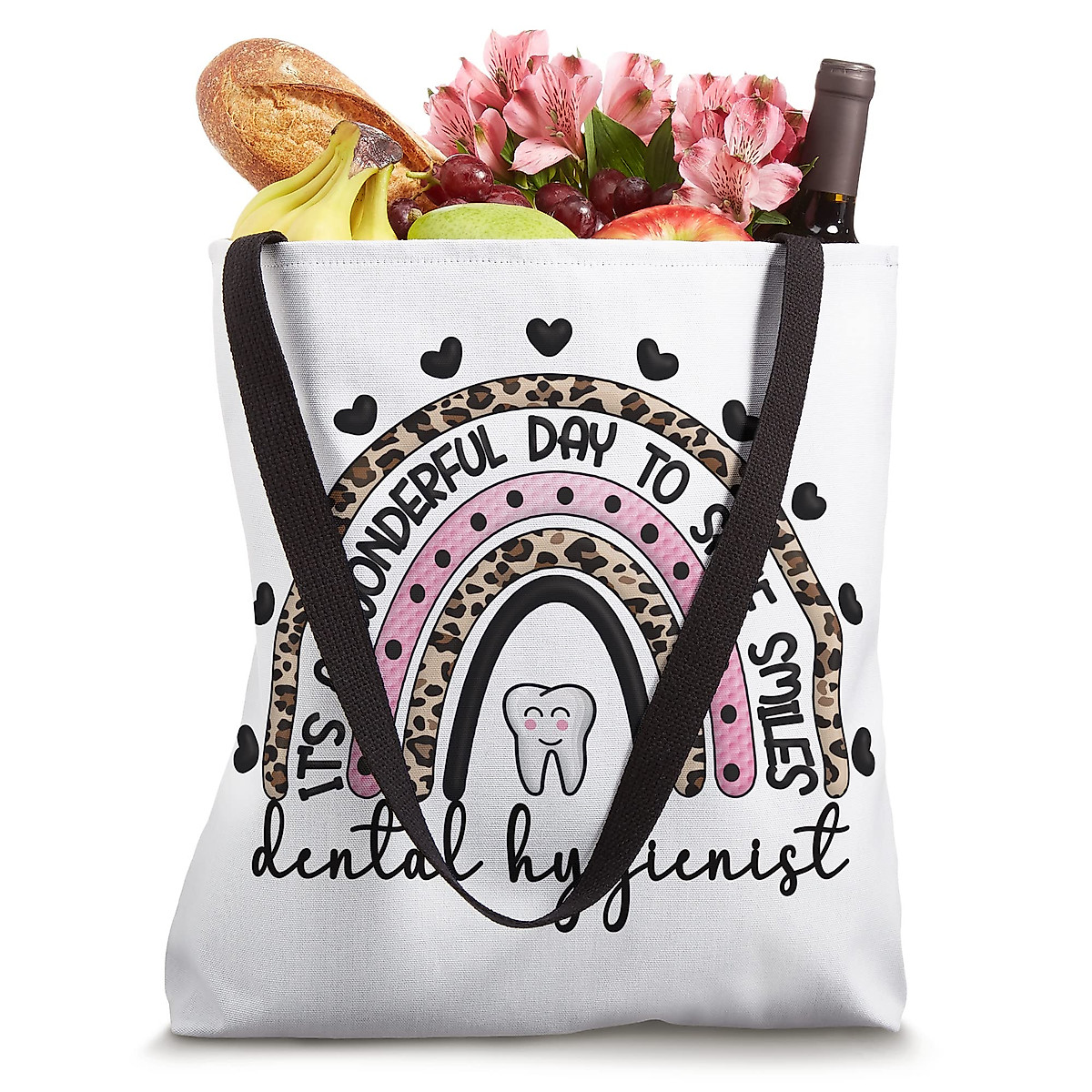 Dental Hygienist Rainbow Dental Hygiene Tote Bag