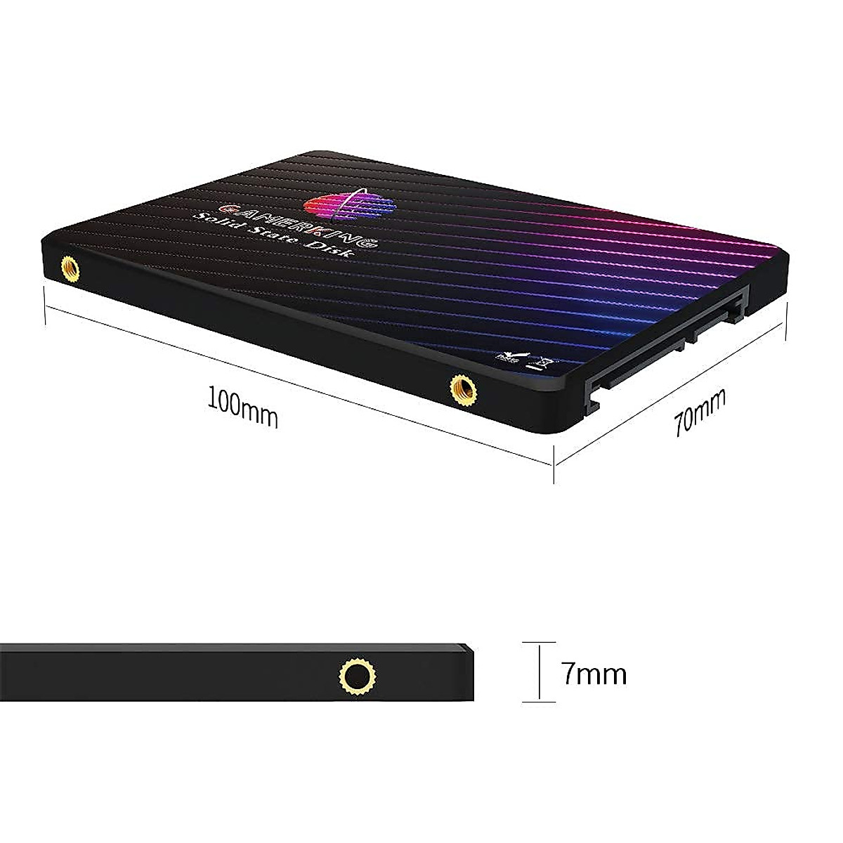 Gamerking SSD 60GB SATAIII 2.5 inch 6Gb/s Internal Solid State Drive for PC Laptop Desktop Hard Drive SSD（60GB 2.5-SATAIII）