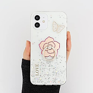 LaMignonne Cell Phone Ring Holder Metal Finger Grip 360° Rotation Kickstand Universal Phone Grip Compatible with All Smartphones (Gold)