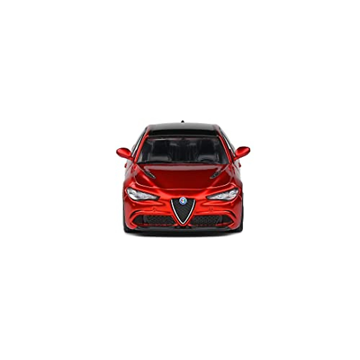 solido S4313102 ALFA Romeo Giulia QUADRIFOGLI None Collectible Miniature Car, Red, 1/43ème