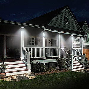 YOOMAO 360 Degree Lighting Outdoor Solar Light PIR Motion Sensor Solar Garden Light Energy Saving Street Lamp Wall Lamp Three Modes