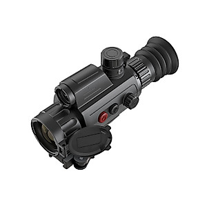 AGM Global Vision Varmint LRF TS35-384 Thermal Rifle Scope with Laser Rangefinder High Sensitivity 12um Thermal Scope 384x288 (50 Hz) 35 mm Lens Thermal Riflescope with Laser Range Finder, Wi-Fi, 16GB