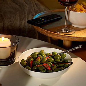 Villeroy & Boch for Me Shallow Round Vegetable Bowl, 1 Count (Pack of 1), White