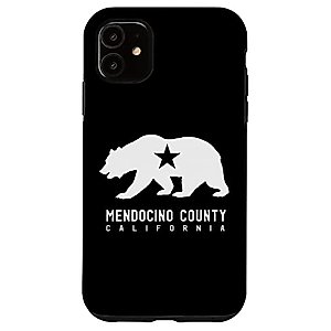 iPhone 11 Mendocino County Winery California Wine Lovers Flag Case