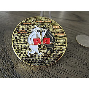 Central Intelligence Agency Information Operations Center IOC CIA Cyber Security Spy vs Spy Challenge Coin