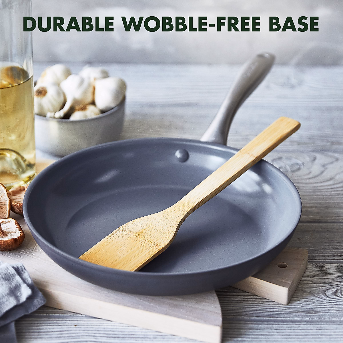 GreenPan Lima Hard Anodized Healthy Ceramic Nonstick 12" Frying Pan Skillet, Gray & Lima Hard Anodized Healthy Ceramic Nonstick 10" Frying Pan Skillet, PFAS-Free, Oven Safe, Gray