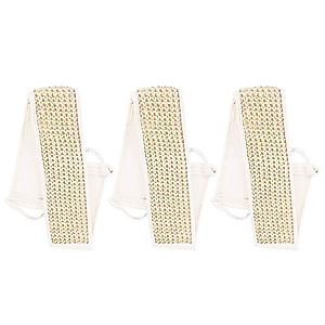 3 Pack Exfoliating Natural Loofah Back Scrubber Shower Clean Deeply Dual Sided