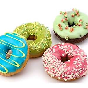 Webake Donut Pan Non-stick Mini Donut Tray Heavy Gauge 2.8 Inch Doughnut Pans for Baking 12-Cavity