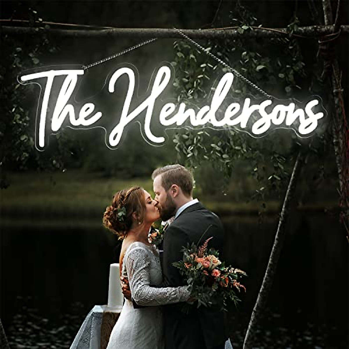 Goolsee Custom Neon Signs Neon Lights,Personalized Dimmable LED Neon Signs for Wall Decoration Customized Neon Signs for Bedroom Wedding Birthday Party Bar Logo Holiday gifts(Optional 15" to 62")