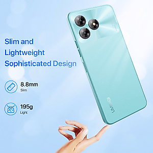 UMIDIGI Unlocked Cell Phone, G5 Android 13 Smartphones, 5000mAh 8+128GB/TF 1TB Expand, Ultra-Slim 6.6" Screen Unlocked Phones, 50MP AI Camera Fingerprint/Face Unlocked 4G Dual SIM Mobile Phones