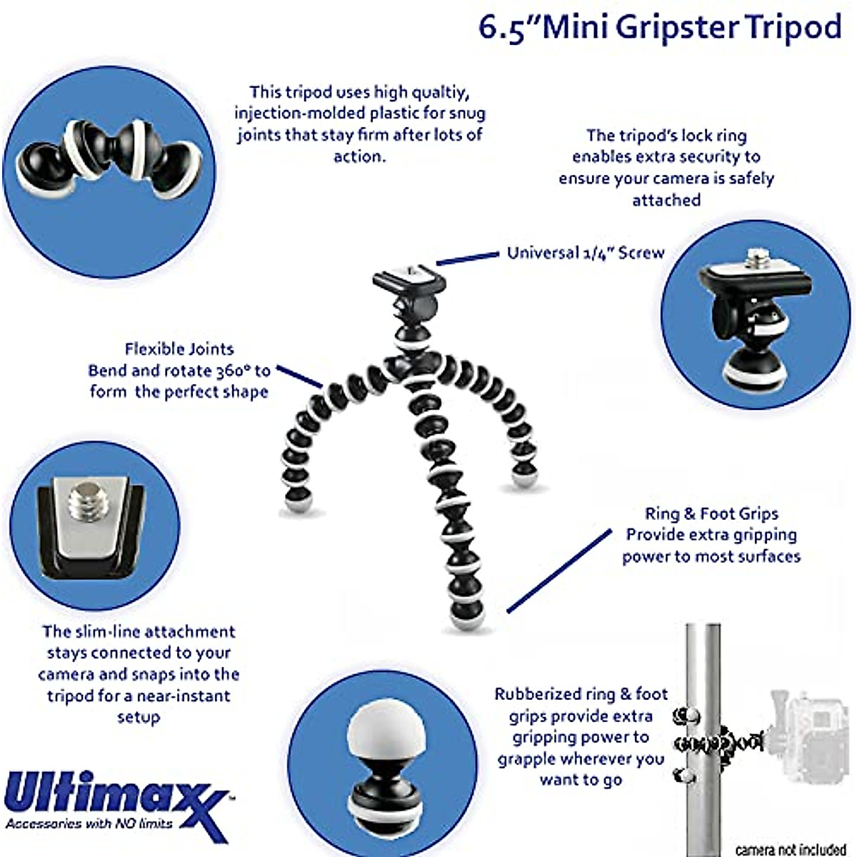 GoPro HERO9 (Hero 9) Black with Deluxe Accessory Bundle - Includes: SanDisk Ultra 64GB MicroSDHC Memory Card, Premium Hard Case for GoPro, Underwater Housing, Helmet Arm Extension Kit & Much More