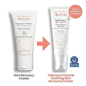 Eau Thermale Avène - Tolerance Control Soothing Skin Recovery Cream - For Hypersensitive, Normal to Combination Skin - Sterile Hydrating Face Moisturizer - Vitamin C - 1.3 fl.oz. (Pack of 1)