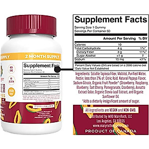 Teen Multivitamin Gummies & Fiber Gummies for Adults Bundle by MaryRuth's | Vitamin C, D and E, B Vitamins | Biotin | Immune Support | Energy, Skin & Hair | Prebiotics | Gut Health & Digestion Support