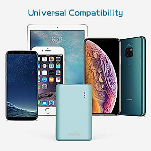 POWEROWL (Pocket-Size) Portable Charger Quick Charge (10000mAh, Dual High-Speed Output, Universal) Lightest Travel Power Bank, External Battery Pack for Smartphone…