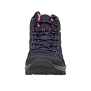 CUSHIONAIRE Women's Bixton Hiking Boot, Navy M 8.5