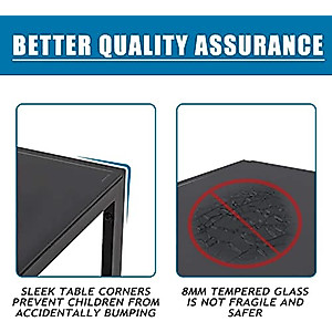 Modern Dining Table Set Dining Room Table Set for Small Spaces Kitchen Table and Chairs 5 Piece Kitchen Table Set Table with Chairs Home Furniture ，Black