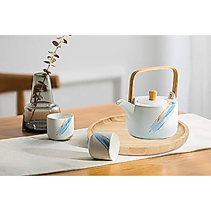 ANOTION Bamboo Plant Saucer, Suitable for 6-8 inch Plant Pots, 2 Packs Plant Pot Saucers Durable Bamboo Plant Tray for Indoors(20cm)