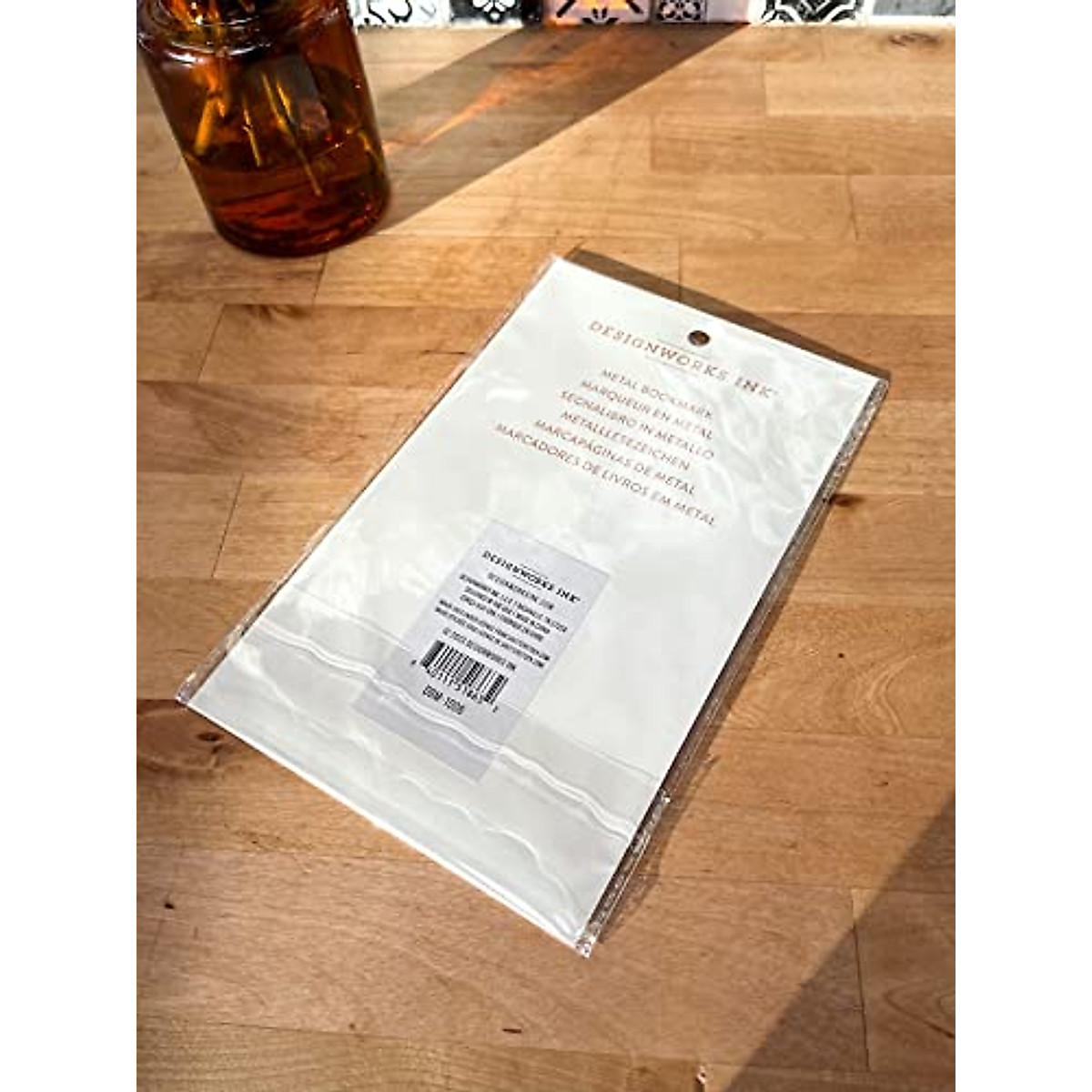 DesignWorks Ink Brass Bookmark, Hourglass