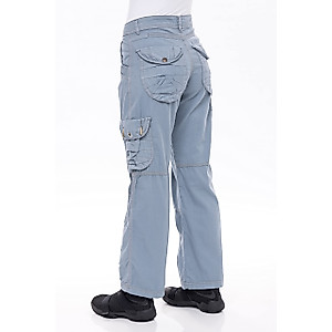 Skylinewears Womens Cargo Pants with Pockets Women's Casual Military Army Hiking Combat Tactical Work Trousers Gray Size XS