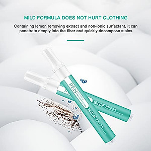 Bleach Pen For Clothing Stain Removal Stick Laundry Free Food Oil Stain Remove Grease 1/2/3 Bleach Pens Laundry (2 pack)