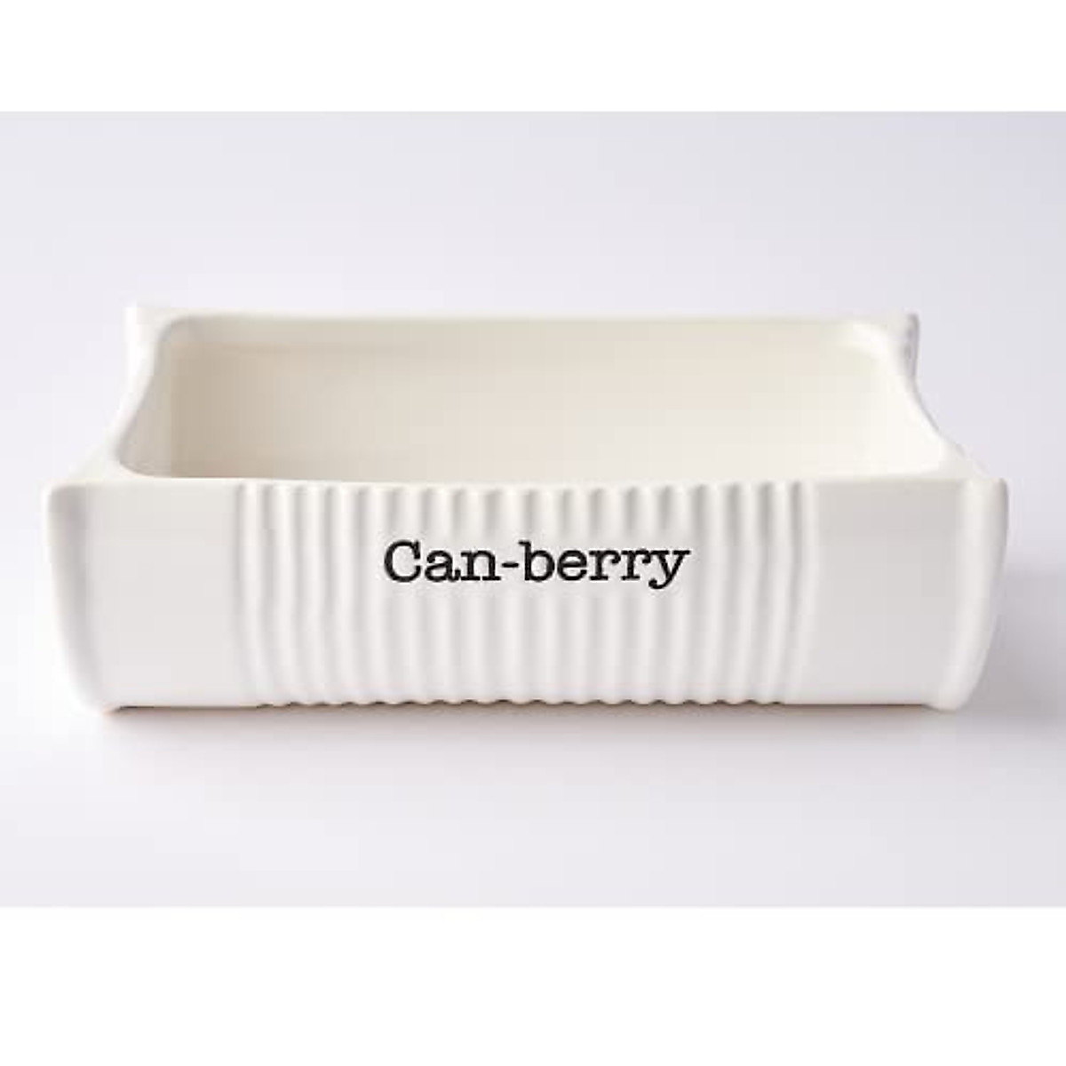 Mud Pie Can-Berry Ceramic Cranberry Serving Dish and Spatula Set