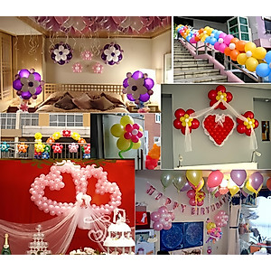 Balloon clamp 200, balloon connector Balloon arch buckle, balloon post buckle used to decorate balloon arch doorposts, standing garlands, wedding birthdays, baby shows and other party decorations