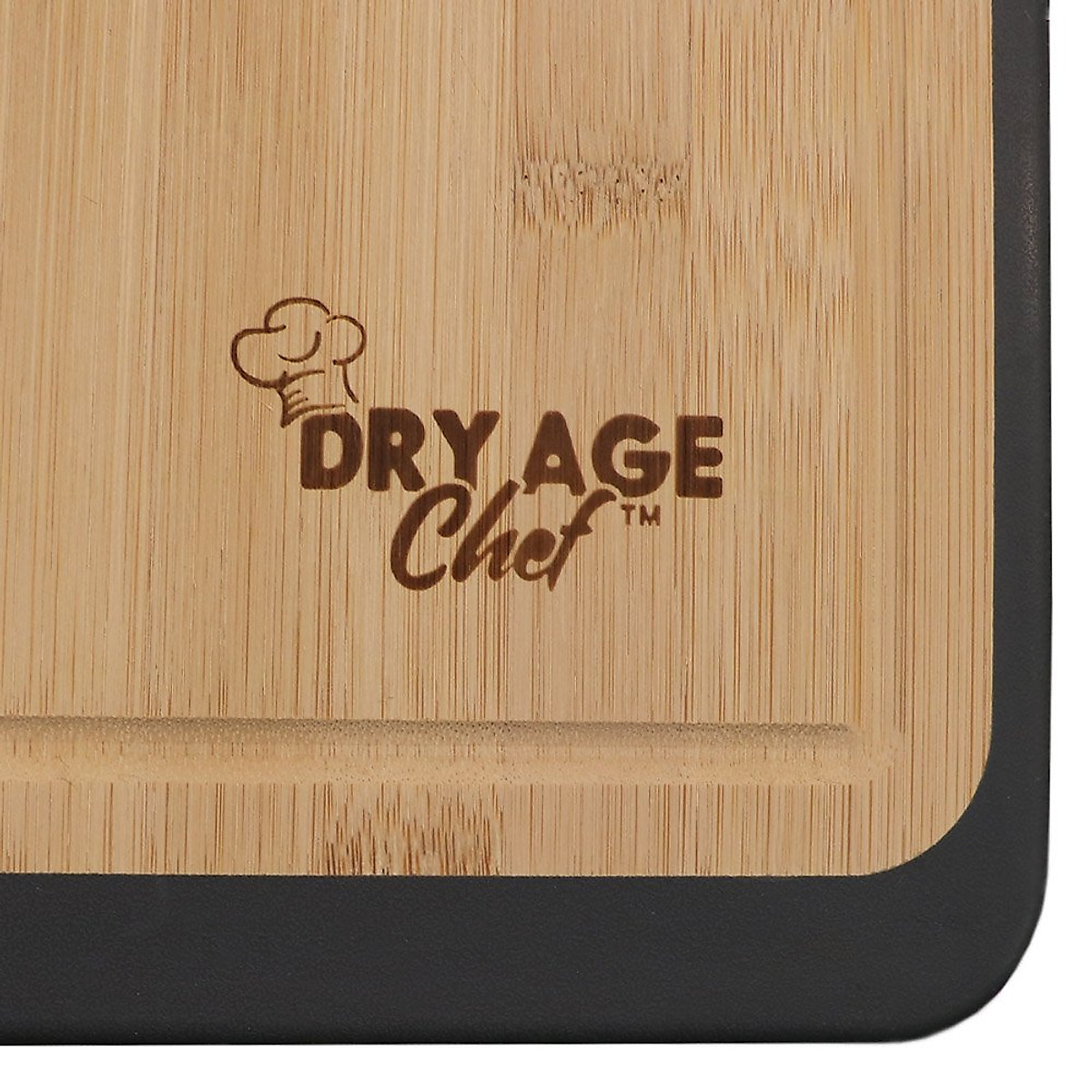 Dry Age Chef German Stainless Steel Chef/Butcher Knife & Hybrid Cutting Board Combo