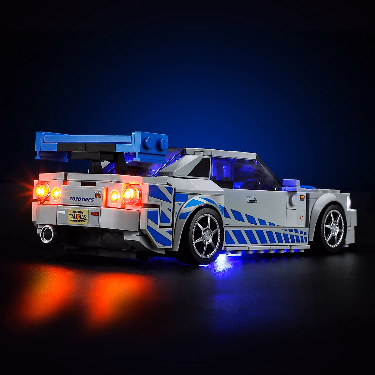 BOOZUU Light Kit for Lego-76917 2 Fast 2 Furious Nissan Skyline GT-R R34 Building Block Set