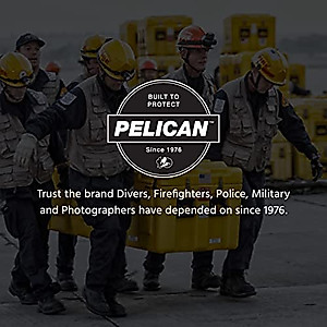 PELICAN - Marine Series Case - Compatible with AirPods 1-2 - Waterproof - Military Drop Protection - Black