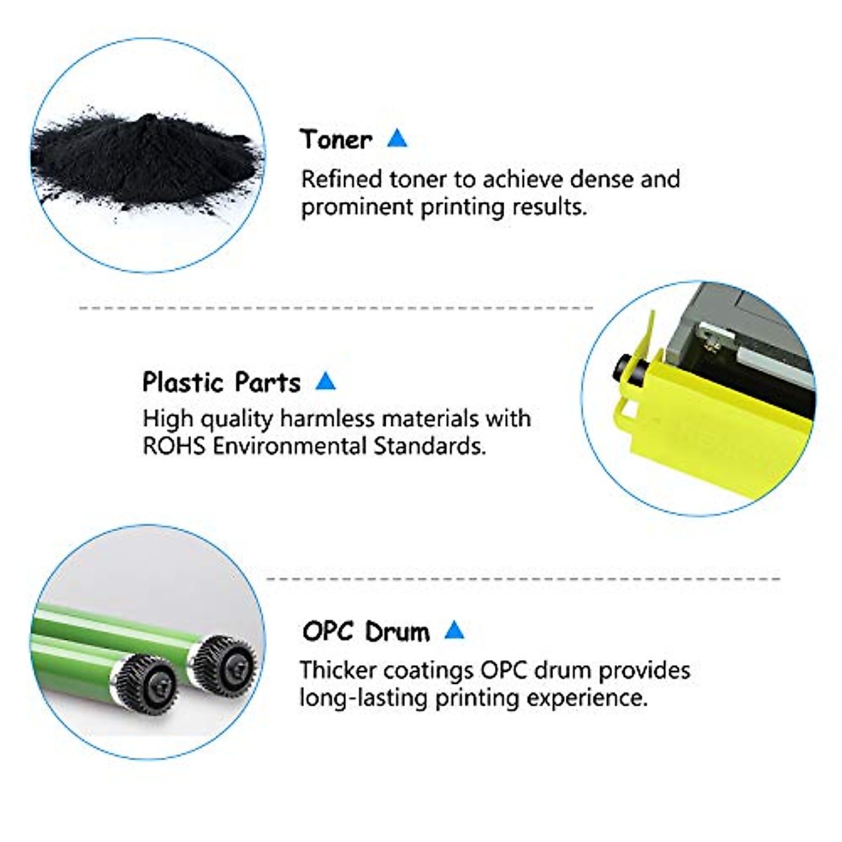 SuperInk 2 Pack Compatible for Brother DR360 Drum Unit TN360 Toner Cartridge (1 Drum,1 Toner ) use in DCP-7030 DCP-7040 HL-2140 HL-2150N HL-2170W MFC-7340 MFC-7840W MFC-7440N MFC-7345N Printer