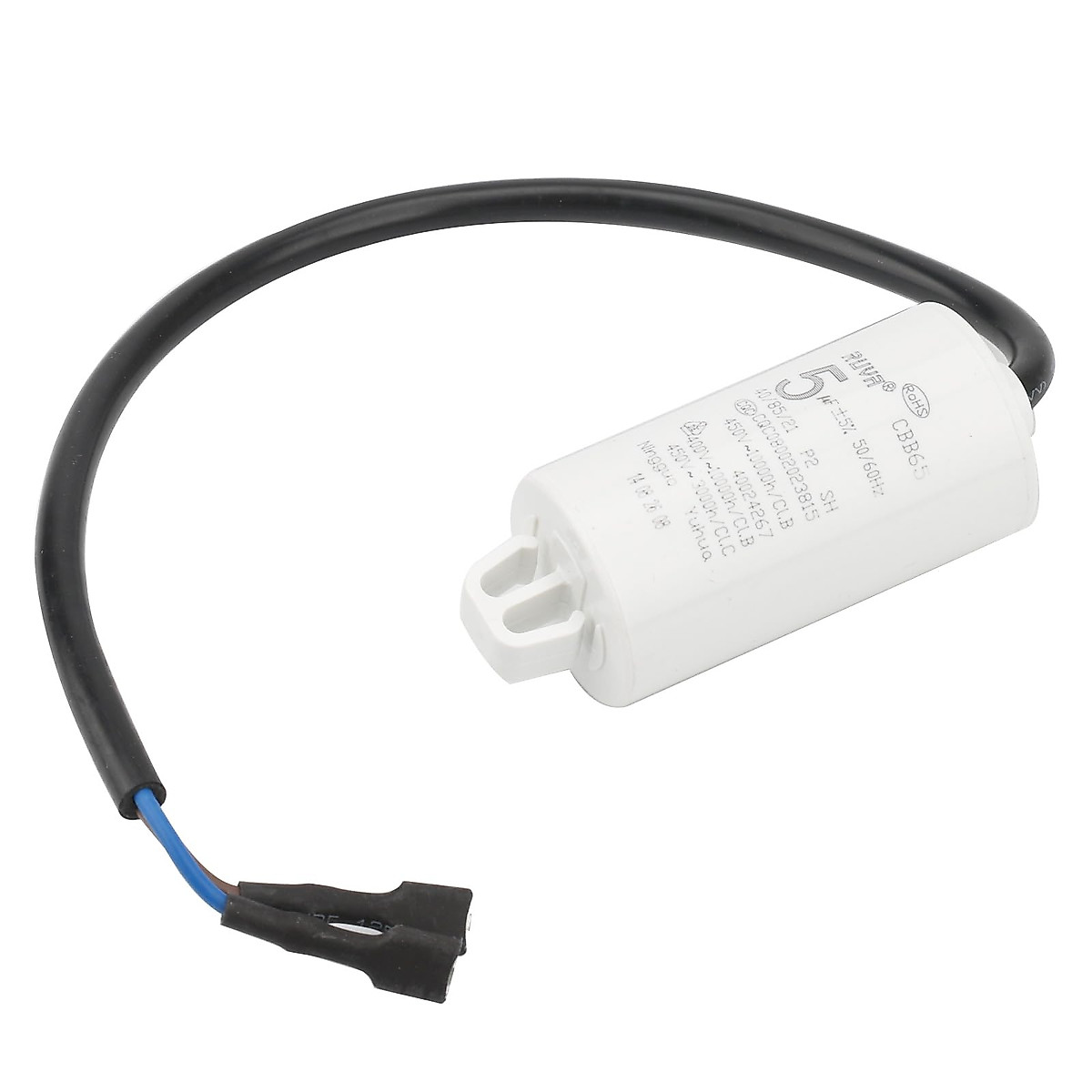 NUHFUFA Replacement 5uF 450V Capacitor Overload Overheat Protector Refrigerator Relay Accessories for Haier Refrigerator Freezer Compressor