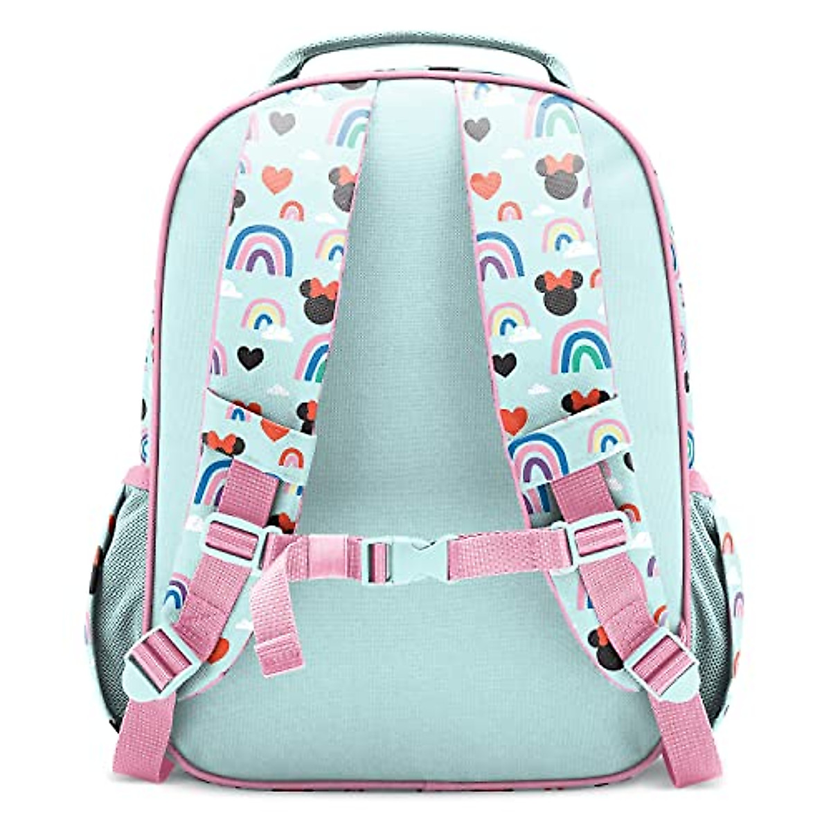 Simple Modern Disney Toddler Backpack for School Girls | Kindergarten Elementary Kids Backpack | Fletcher Collection | Kids - Medium (15" tall) | Minnie Mouse Rainbow
