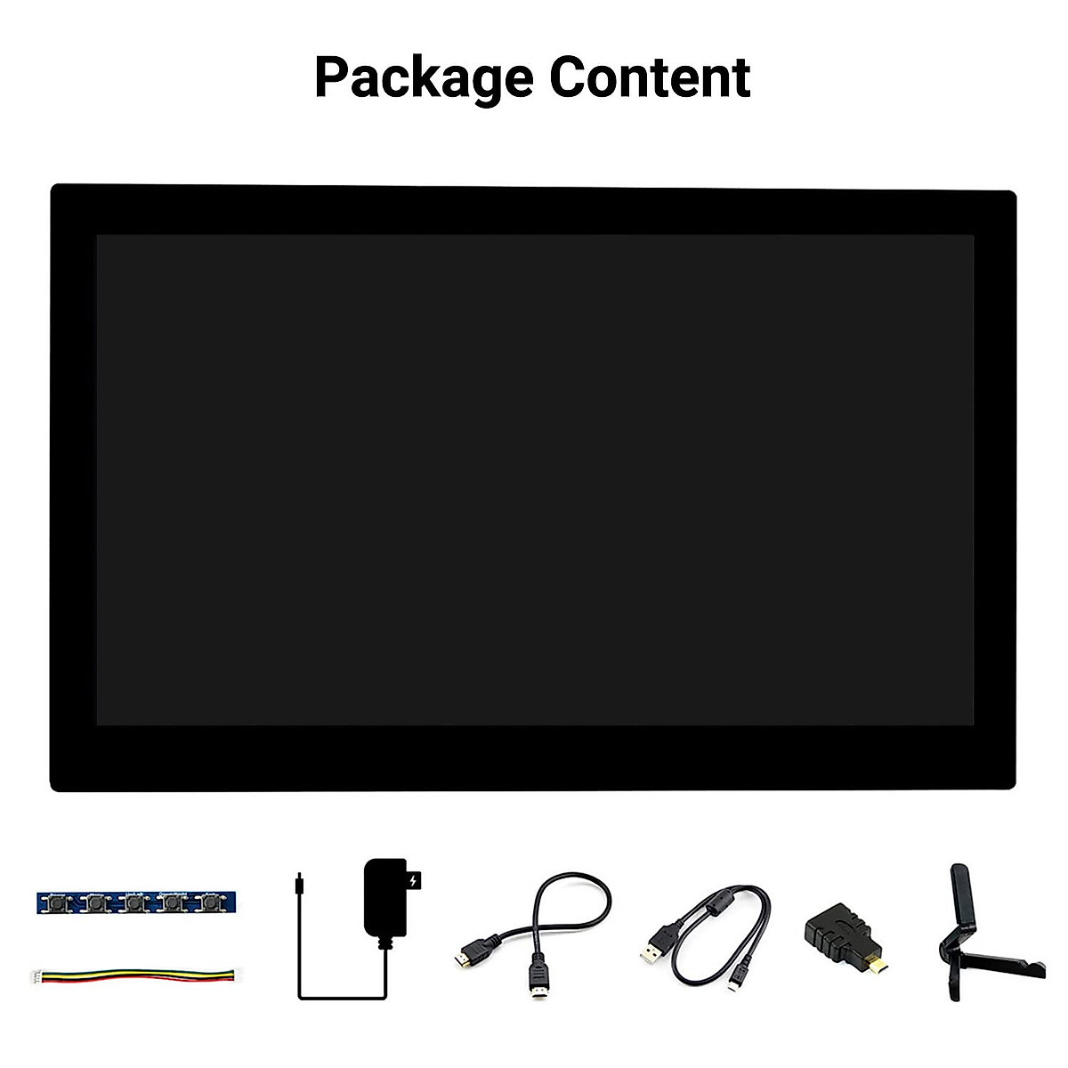 waveshare 13.3inch Capacitive Touch Screen LCD Compatible with Raspberry Pi 4B/3B+/3A+/2B/B+/A+/Zero/Zero W/WH/Zero 2W CM3+/4 1920×1080 Resolution HDMI IPS Supports Jetson Nano/Windows