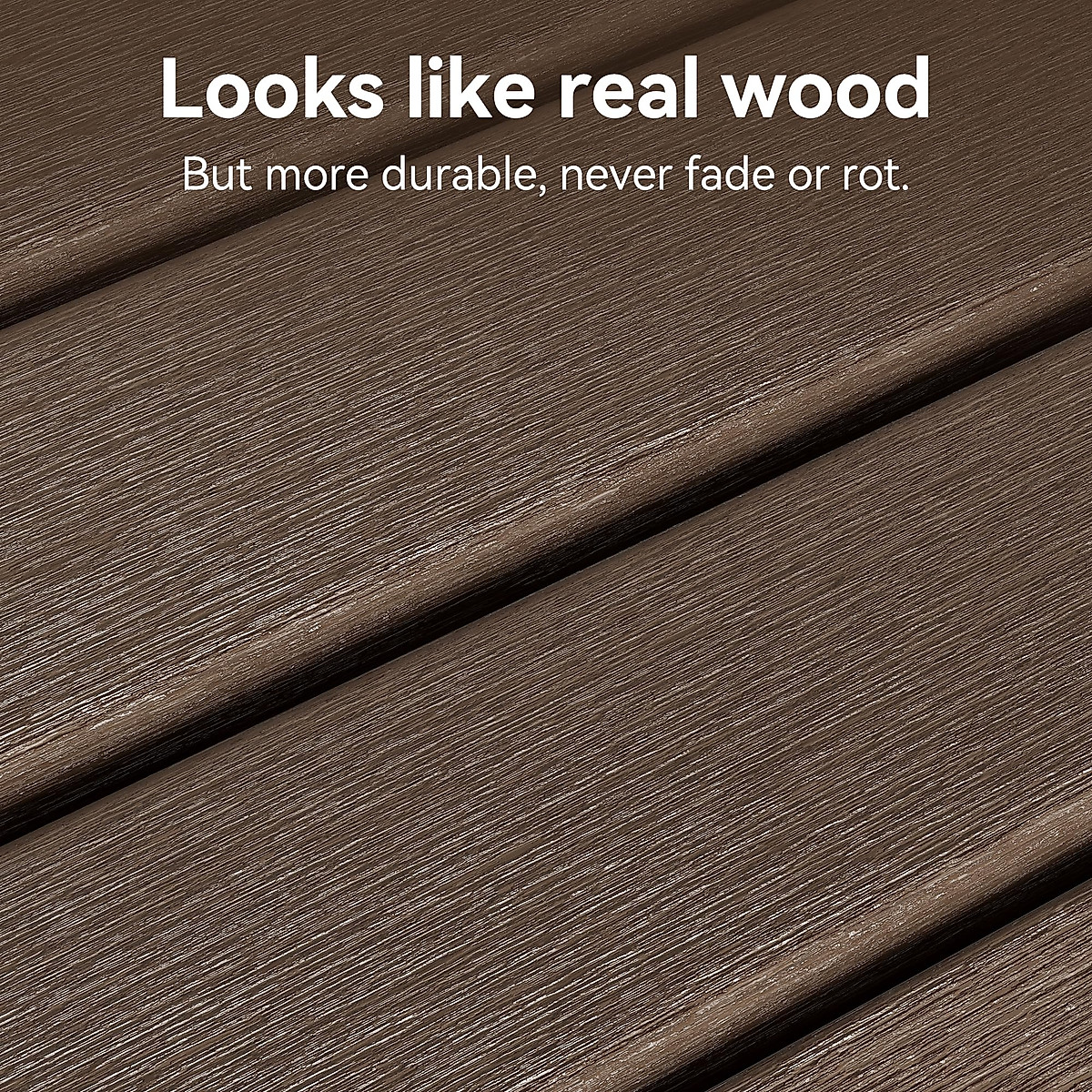 EFURDEN Adirondack Chair Set of 4, HDPE Folding Adirondack Chairs, Wide Armrest and High Backrest Fire Pit Chairs, All Weather & Fade Resistant Outdoor Chair for Garden Patio Backyard Porch, Brown